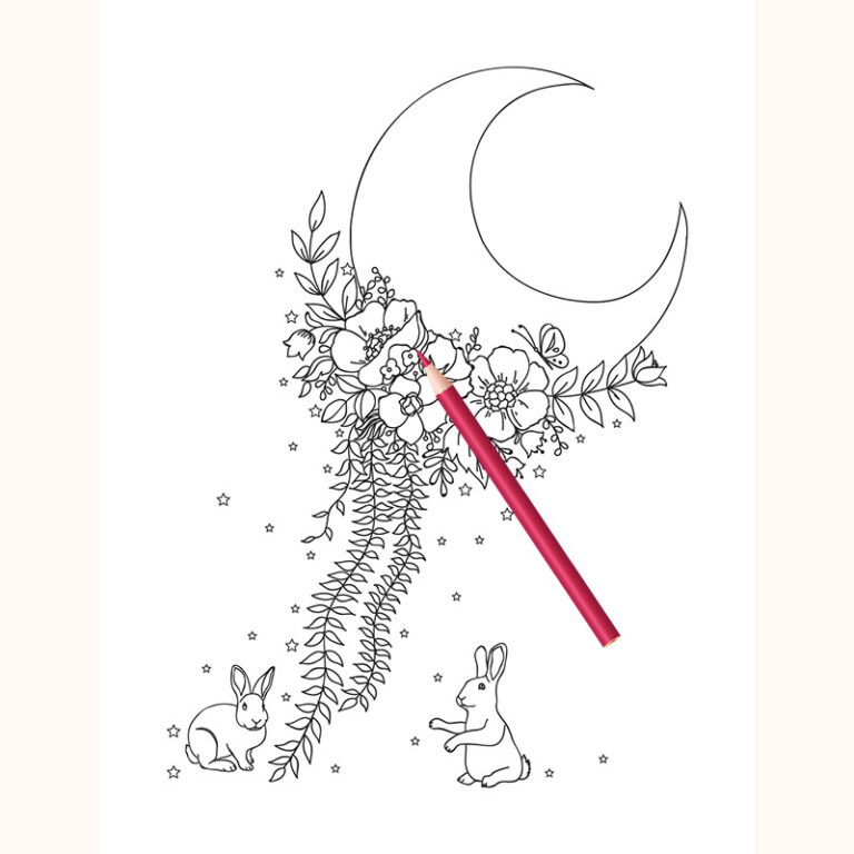 An Enchanted Garden Coloring Book by Fleurette Press