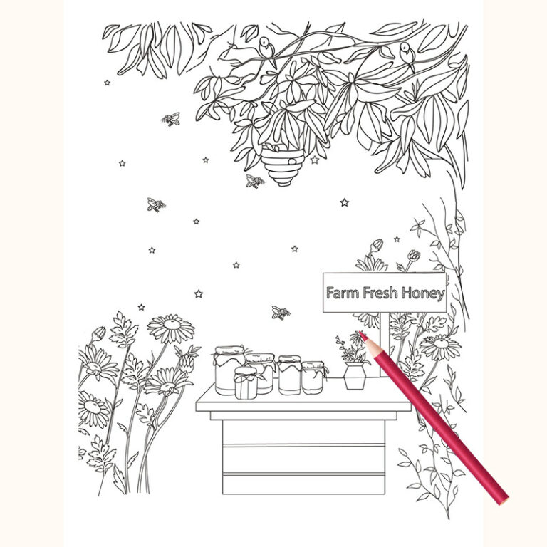 An Enchanted Garden Coloring Book by Fleurette Press